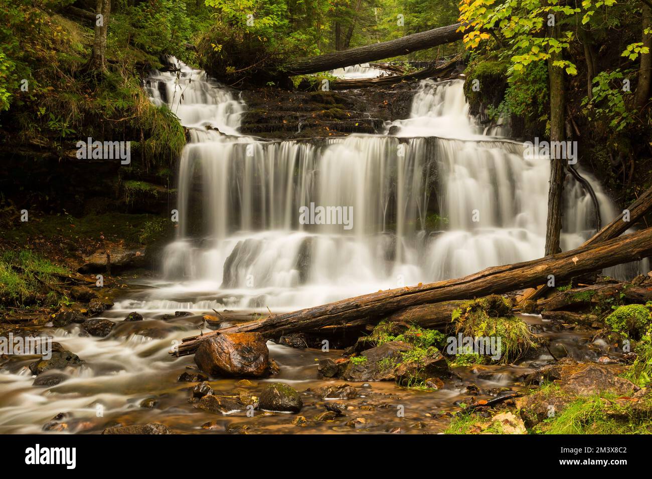 Munising falls creek hi-res stock photography and images - Alamy