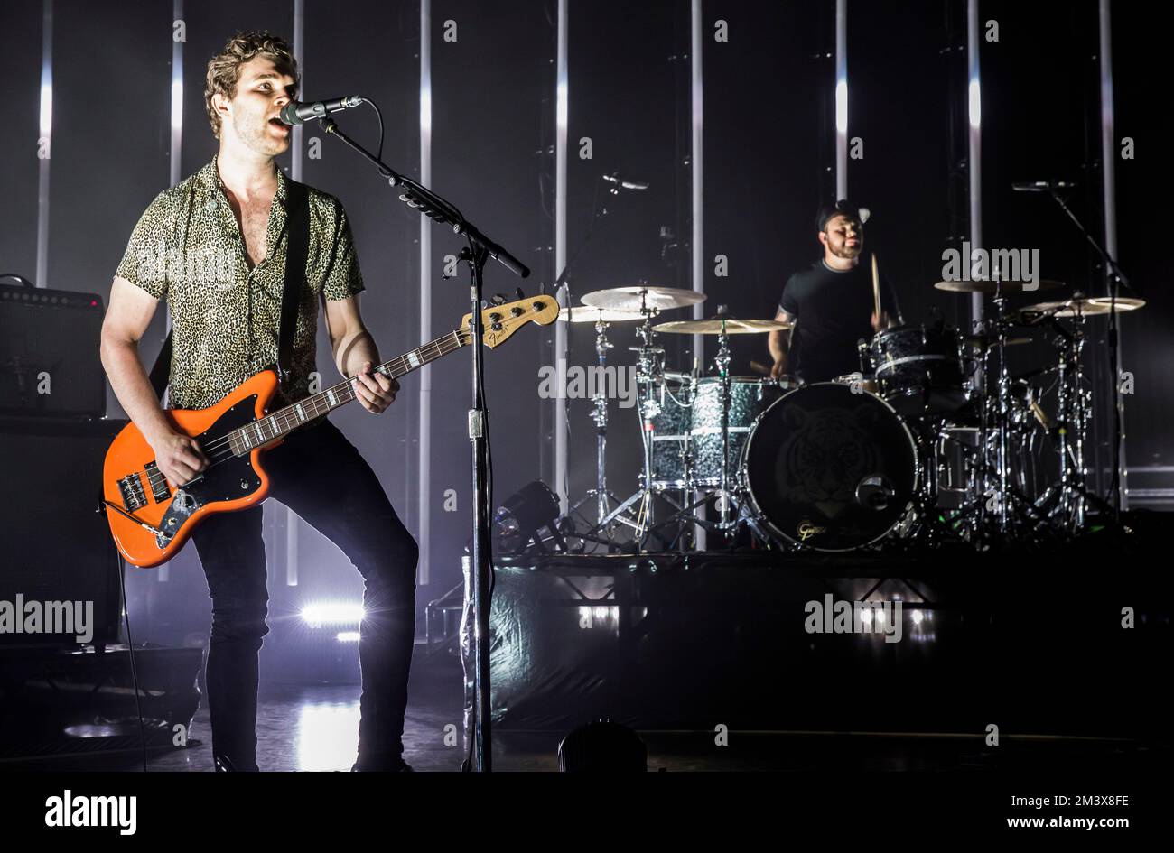 Rock band Royal Blood performing live at the O2 Guildhall, Southampton ...
