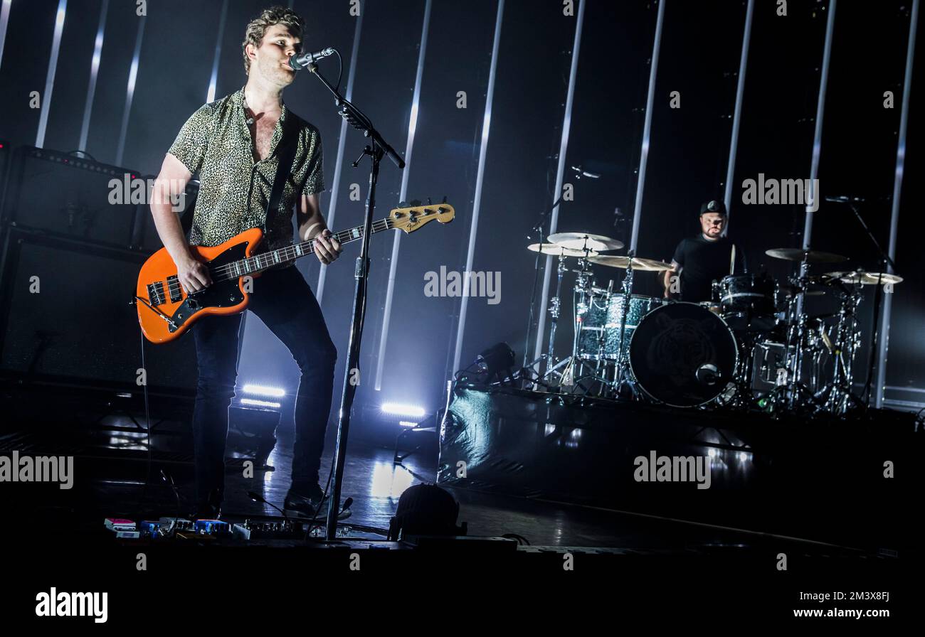 Rock band Royal Blood performing live at the O2 Guildhall, Southampton ...