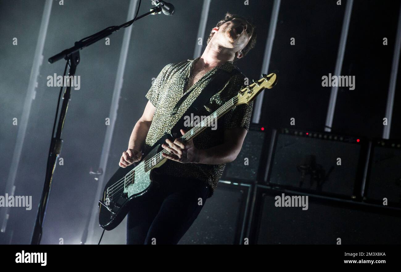 Rock band Royal Blood performing live at the O2 Guildhall, Southampton ...
