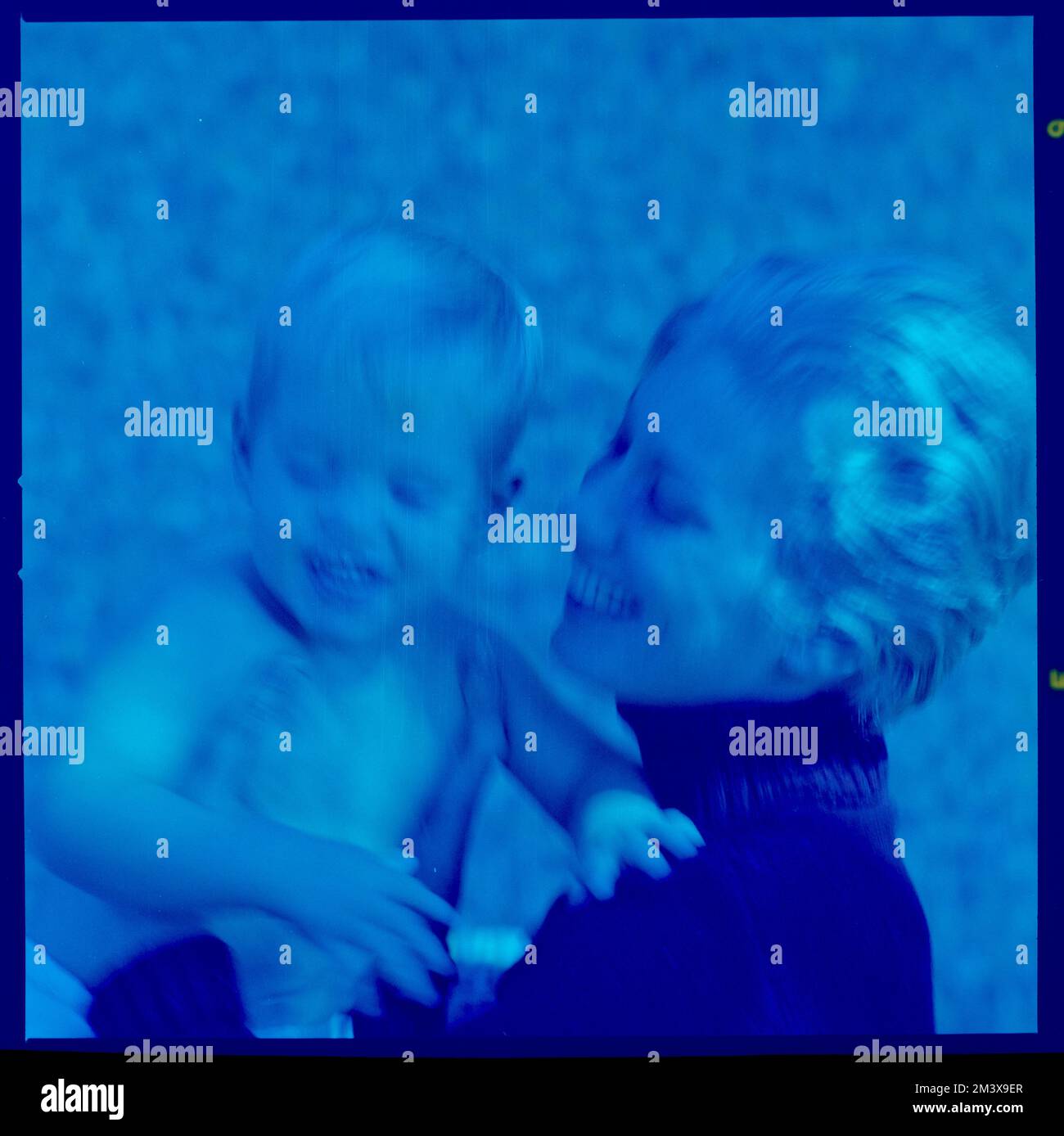 Pat Lambert with son and statue, Toni Frissell, Antoinette Frissell Bacon, Antoinette Frissell ...