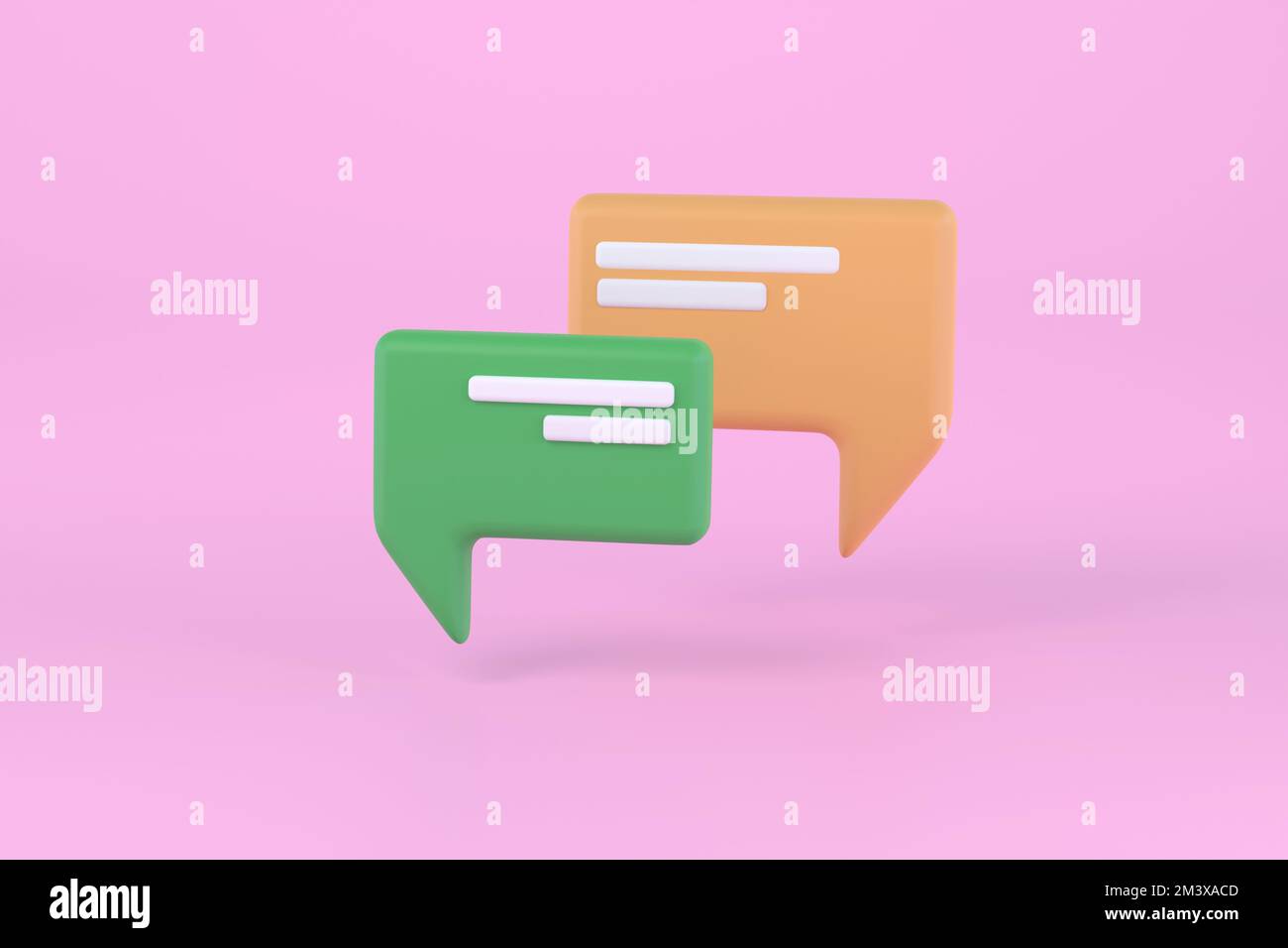 Network communication message 3d design abstract speech balloon hi-res ...