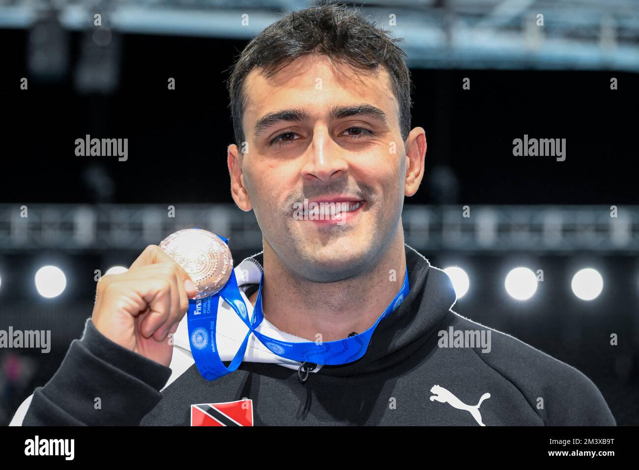 Melbourne, Australia. 17th Dec, 2022. Dylan Carter of Trinidad and ...