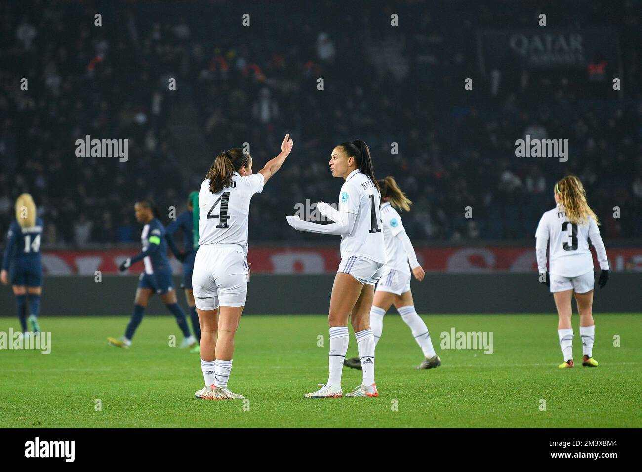 Rocio Galvez and Kathellen Sousa during the UEFA Women's Champions ...