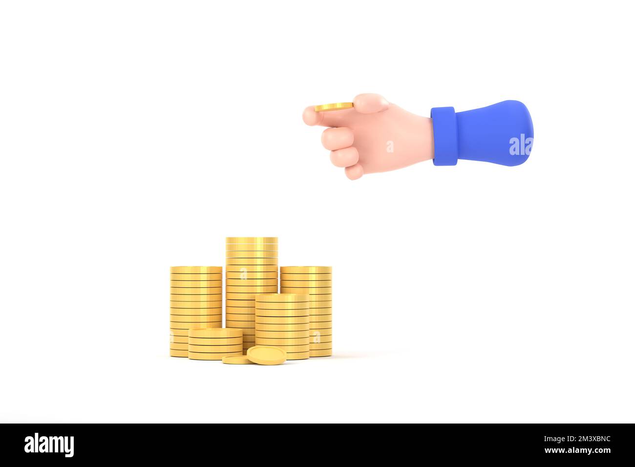 Stack money in hands Cut Out Stock Images & Pictures - Alamy