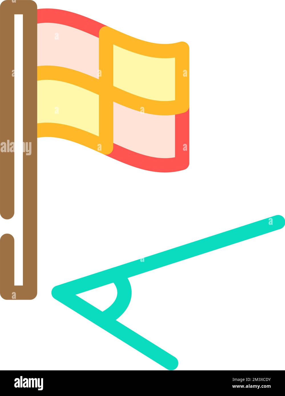 map flag color icon vector illustration Stock Vector Image & Art - Alamy