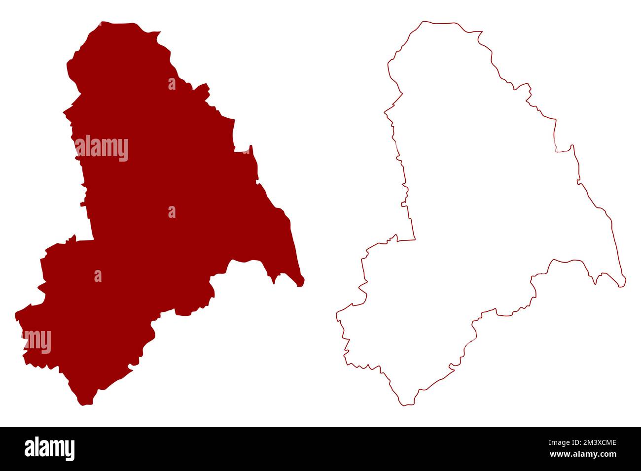 Map of croydon Stock Vector Images - Alamy