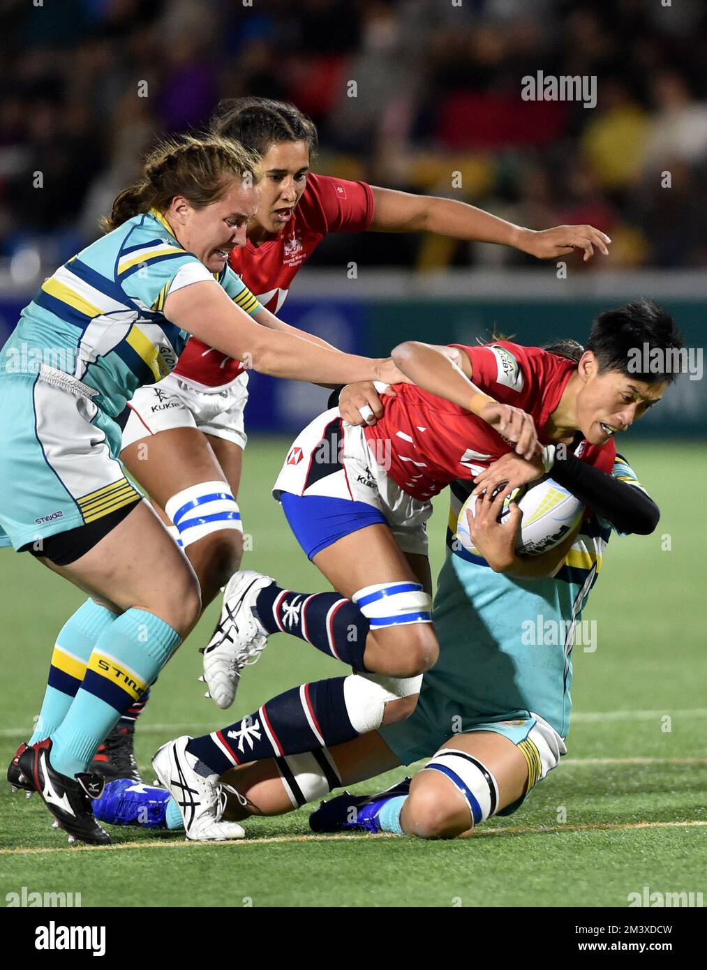Hong Kong, China. 17th Dec, 2022. Chow Mei Nam (R) of China's Hong Kong ...