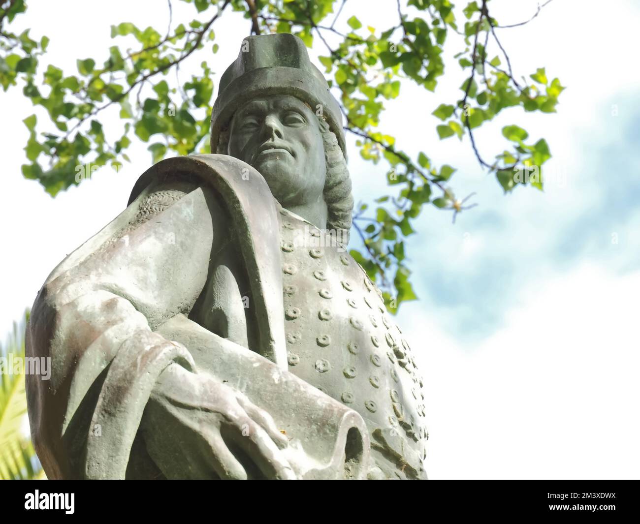 Gil Eannes sculpture at the castle of Lagos in Portugal Stock Photo - Alamy