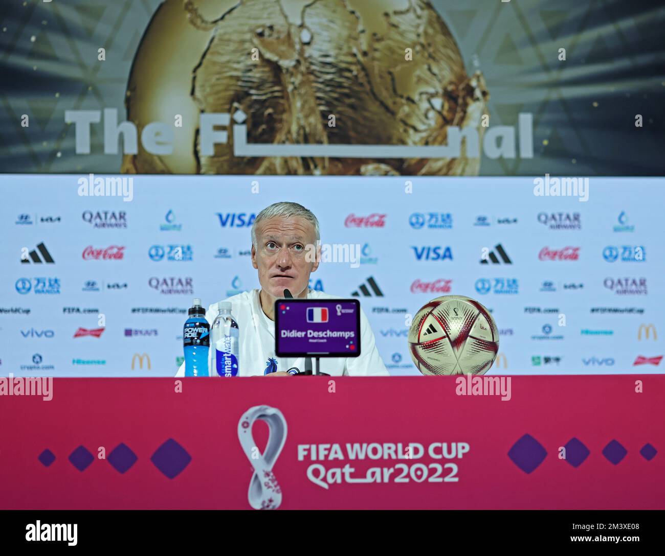 17th December 2022; Qatar Conference centre, Doha, Qatar; FRench press ... 17th December 2022; Qatar Conference centre, Doha, Qatar; FRench press ...