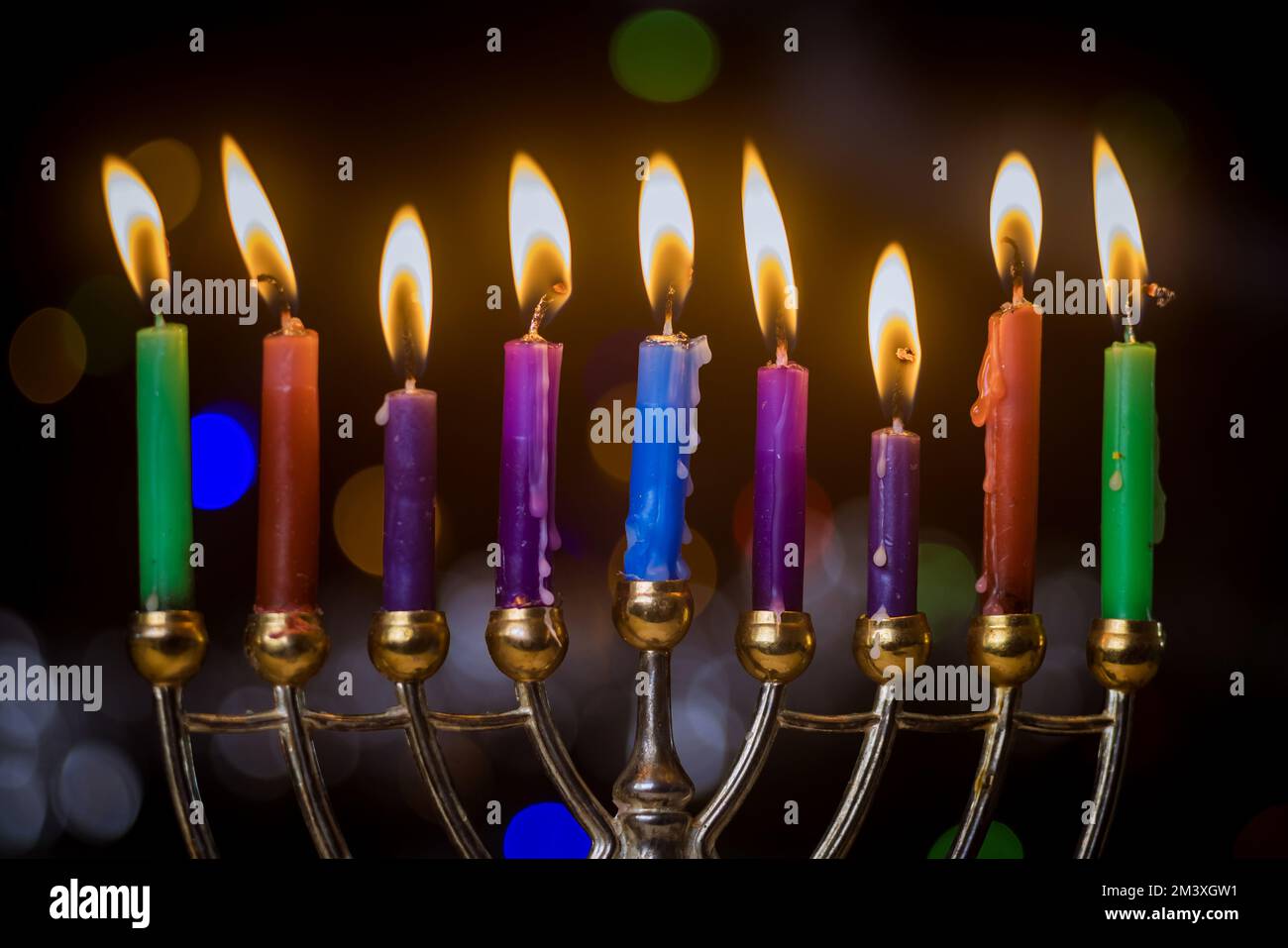 Hanukkah celebration Judaism tradition family religious holiday symbols ...