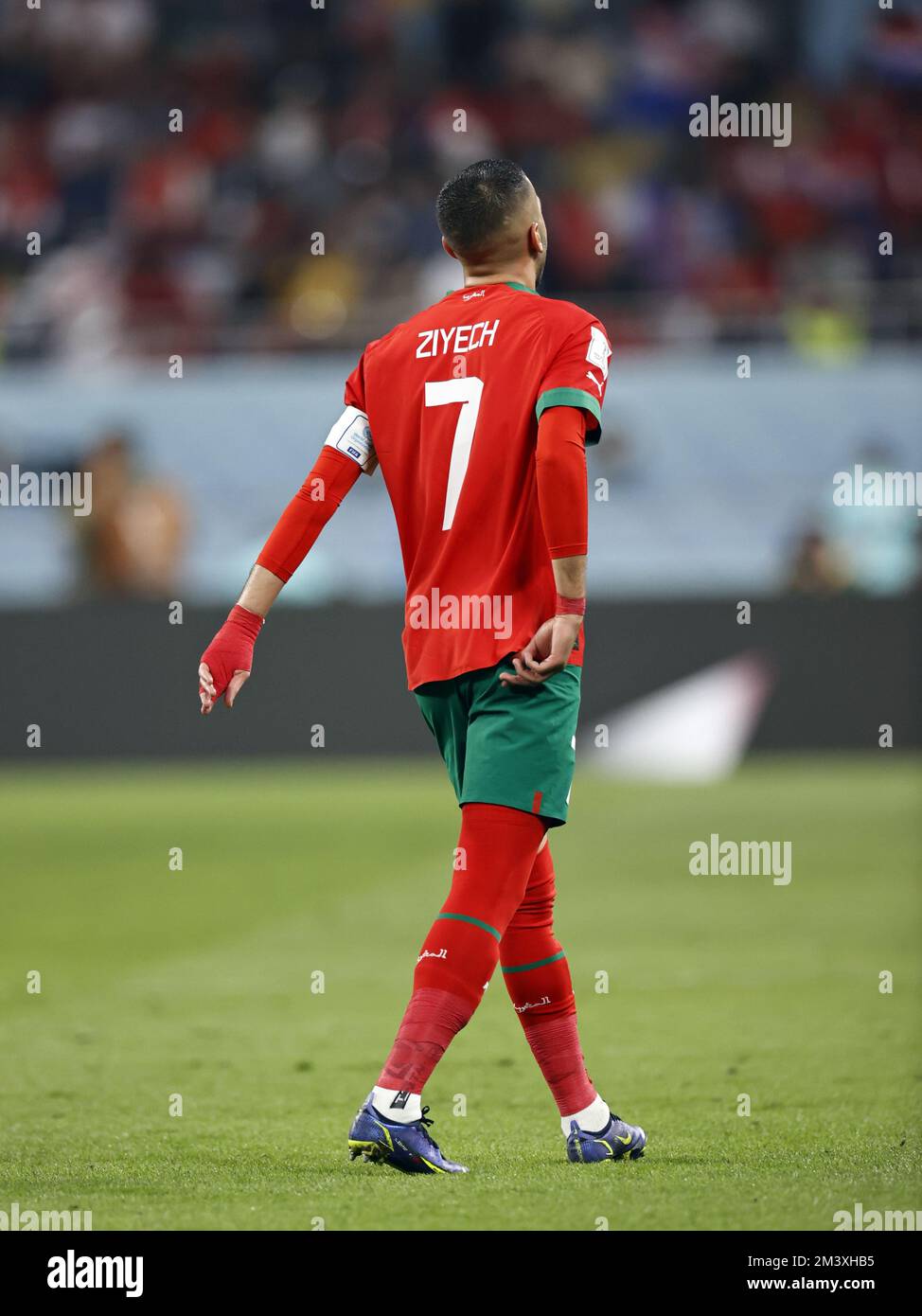 Ar-Rayyan, Qatar. 17th Dec, 2022. AR-RAYYAN - Hakim Ziyech of Morocco ...