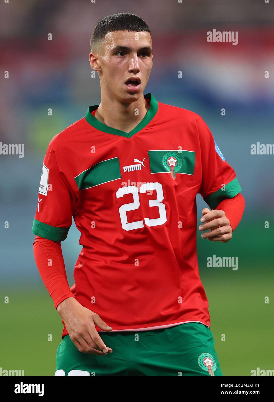Doha, Qatar. 17th Dec, 2022. Bilal El Khannouss of Morocco during the ...