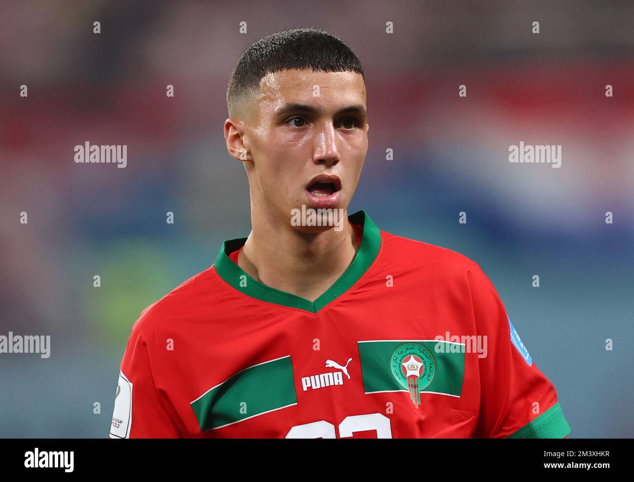 Doha, Qatar. 17th Dec, 2022. Bilal El Khannouss of Morocco during the ...