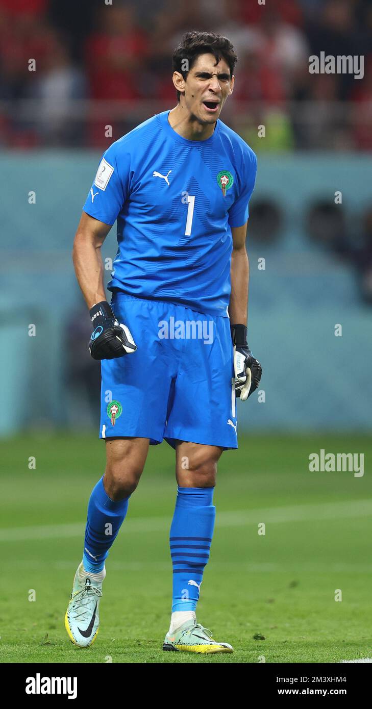Doha, Qatar. 17th Dec, 2022. Yassine Bounou of Morocco during the FIFA ...