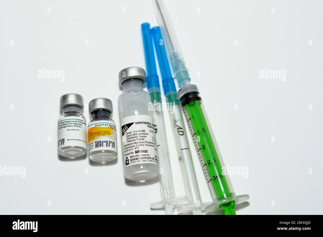 Cairo, Egypt, December 12 2022: Diphtheria and Tetanus Vaccine IM ...