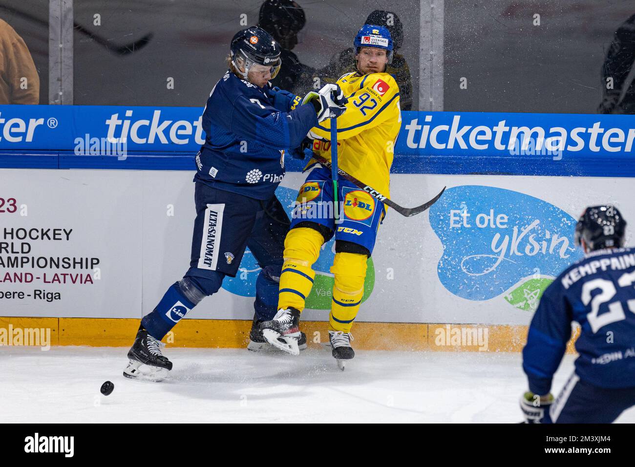 17.12.2022, Fribourg, BCF Arena, SWISS Ice Hockey Games: Finland ...