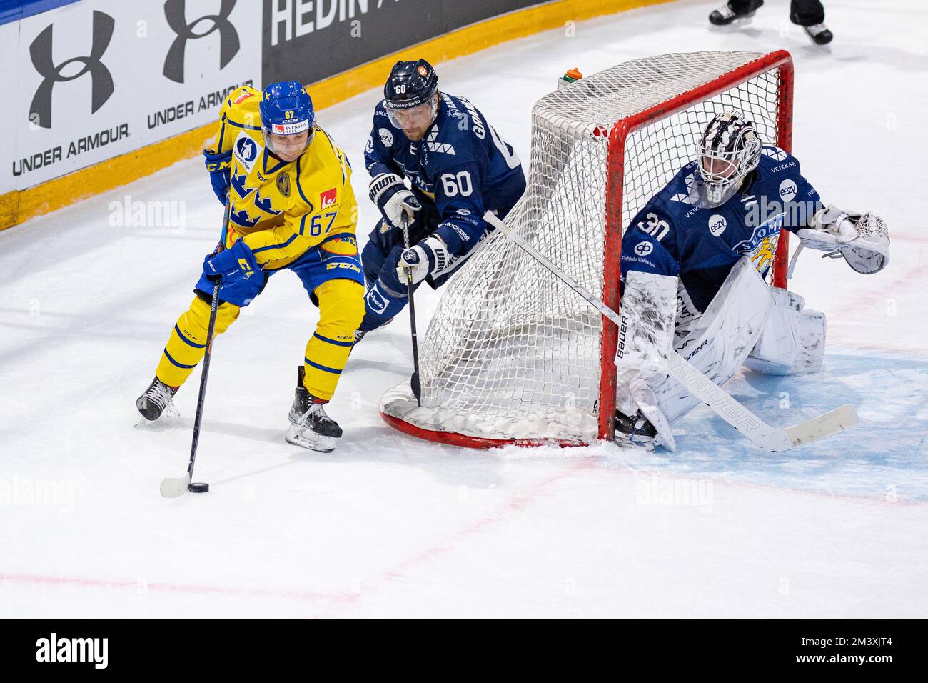 17.12.2022, Fribourg, BCF Arena, SWISS Ice Hockey Games: Finland ...