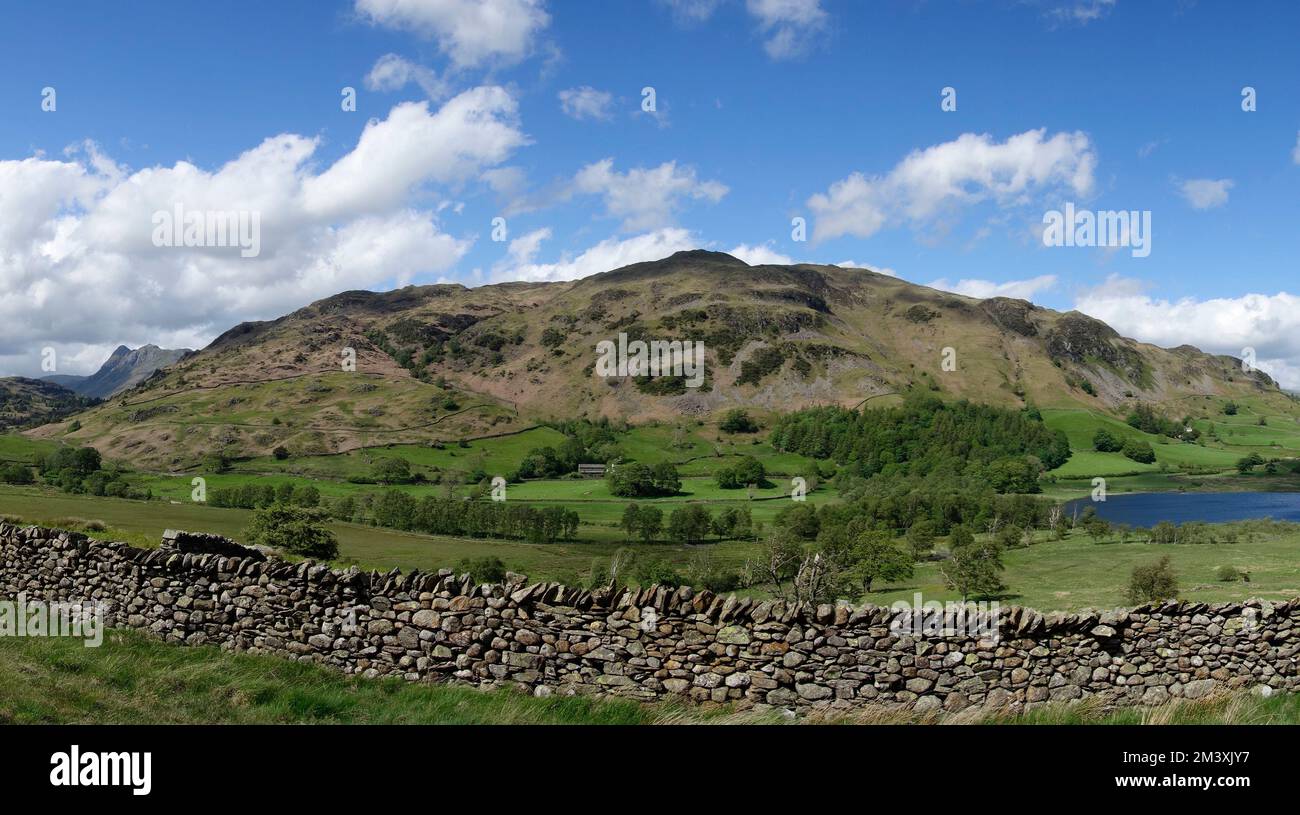 Little Langdale Tarn & Lingmoor Fell, Little Langdlae, Lake District ...