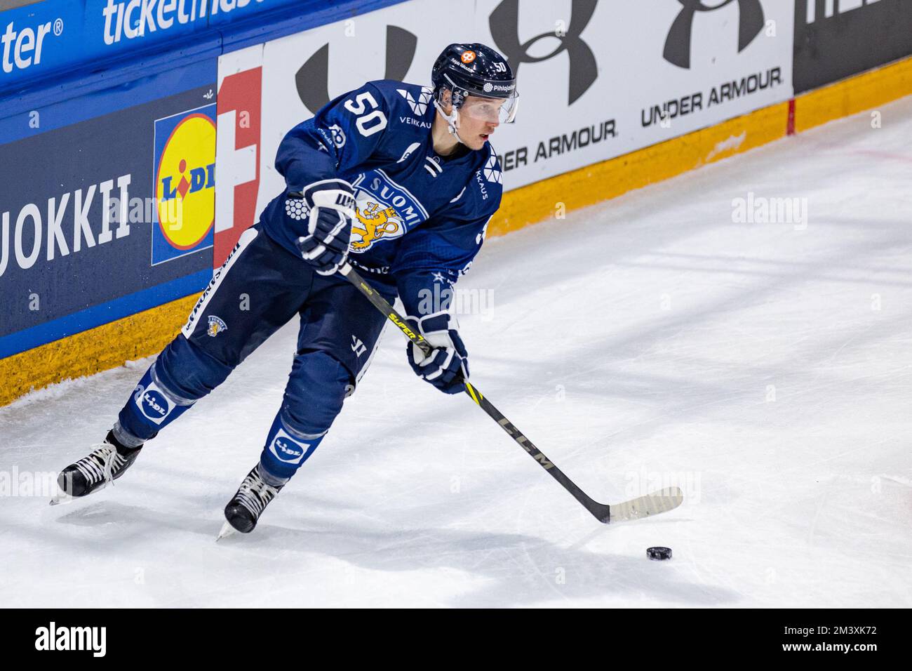 17.12.2022, Fribourg, BCF Arena, SWISS Ice Hockey Games: Finland ...