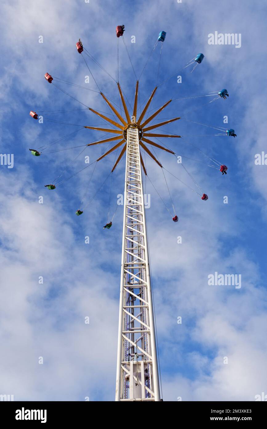 Blackpool Star Flyer Carousel Stock Photo - Alamy