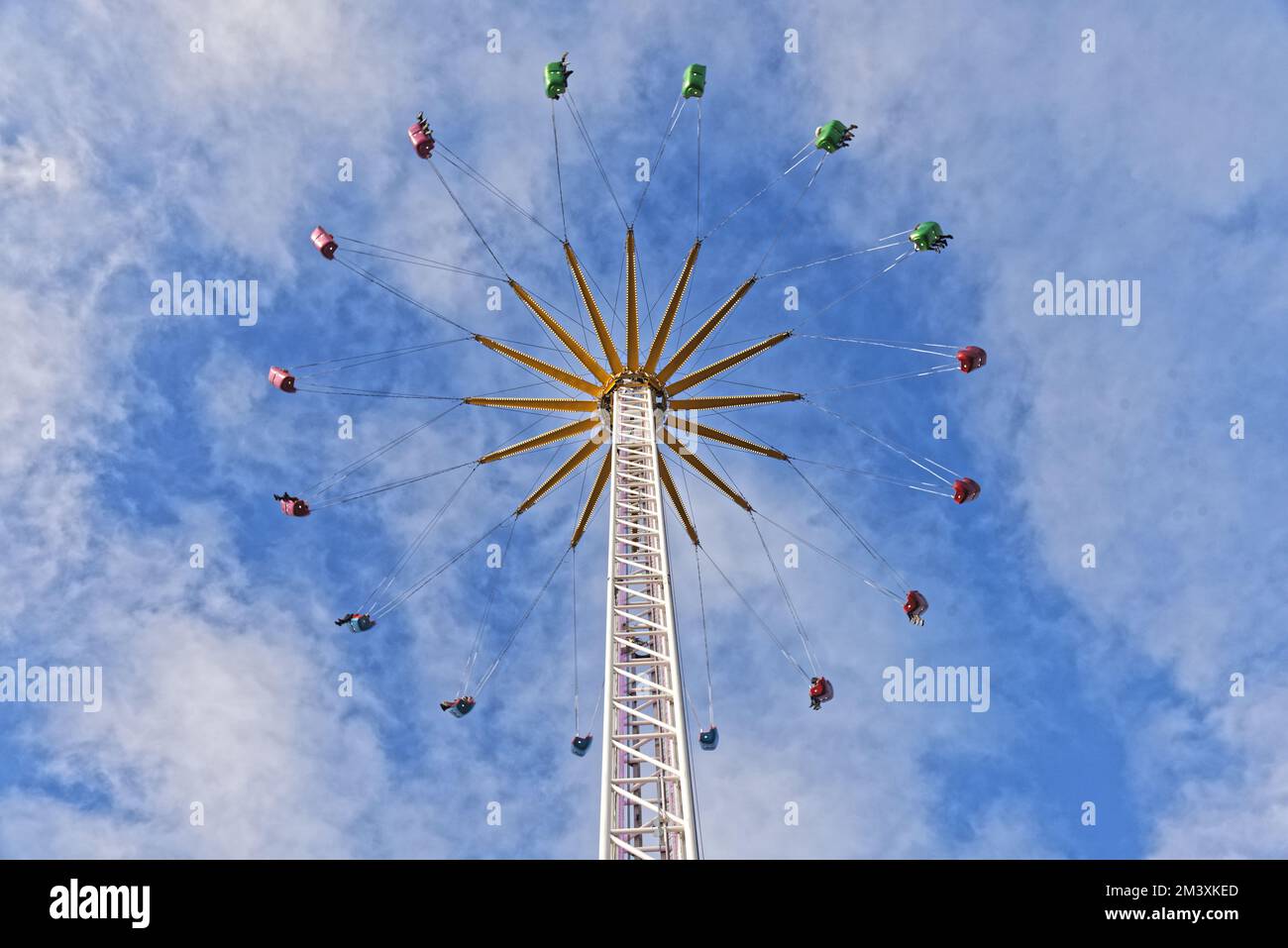 Blackpool Star Flyer Carousel Stock Photo - Alamy