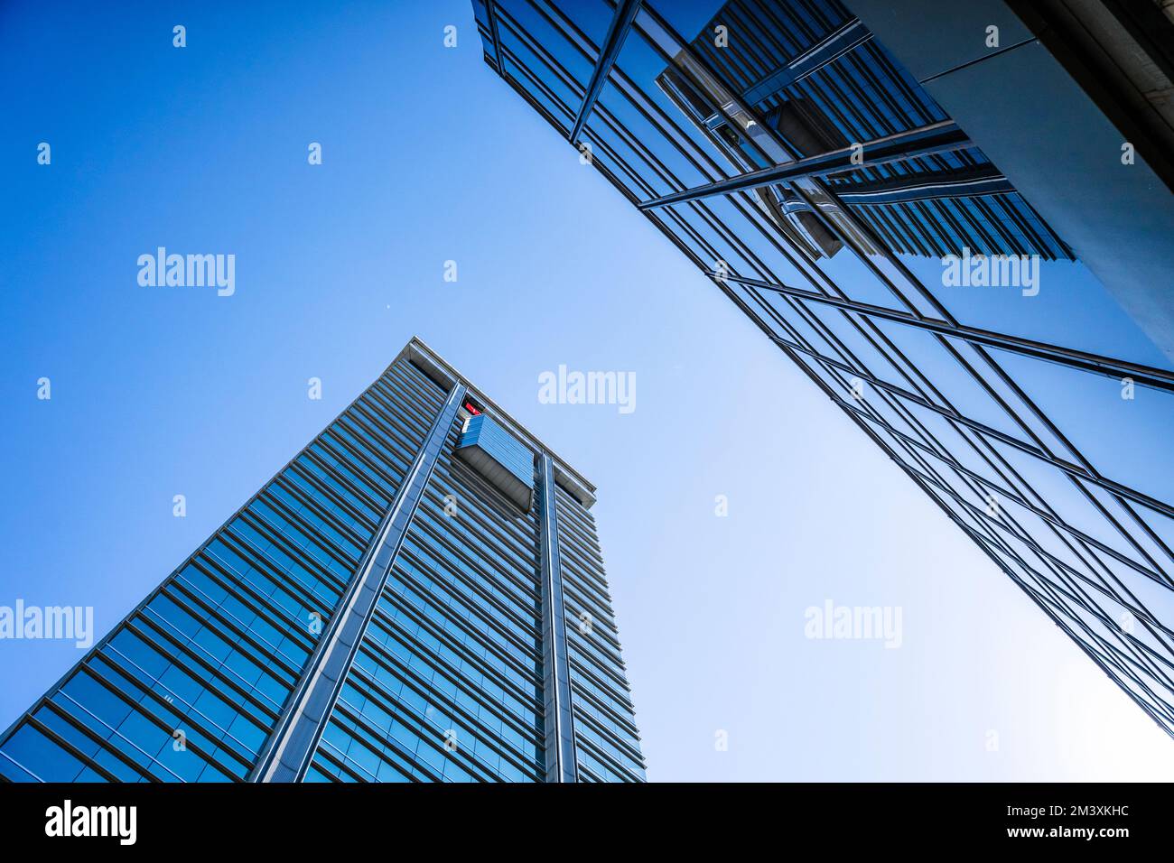 Business city center buildings background. Modern office architecture ...