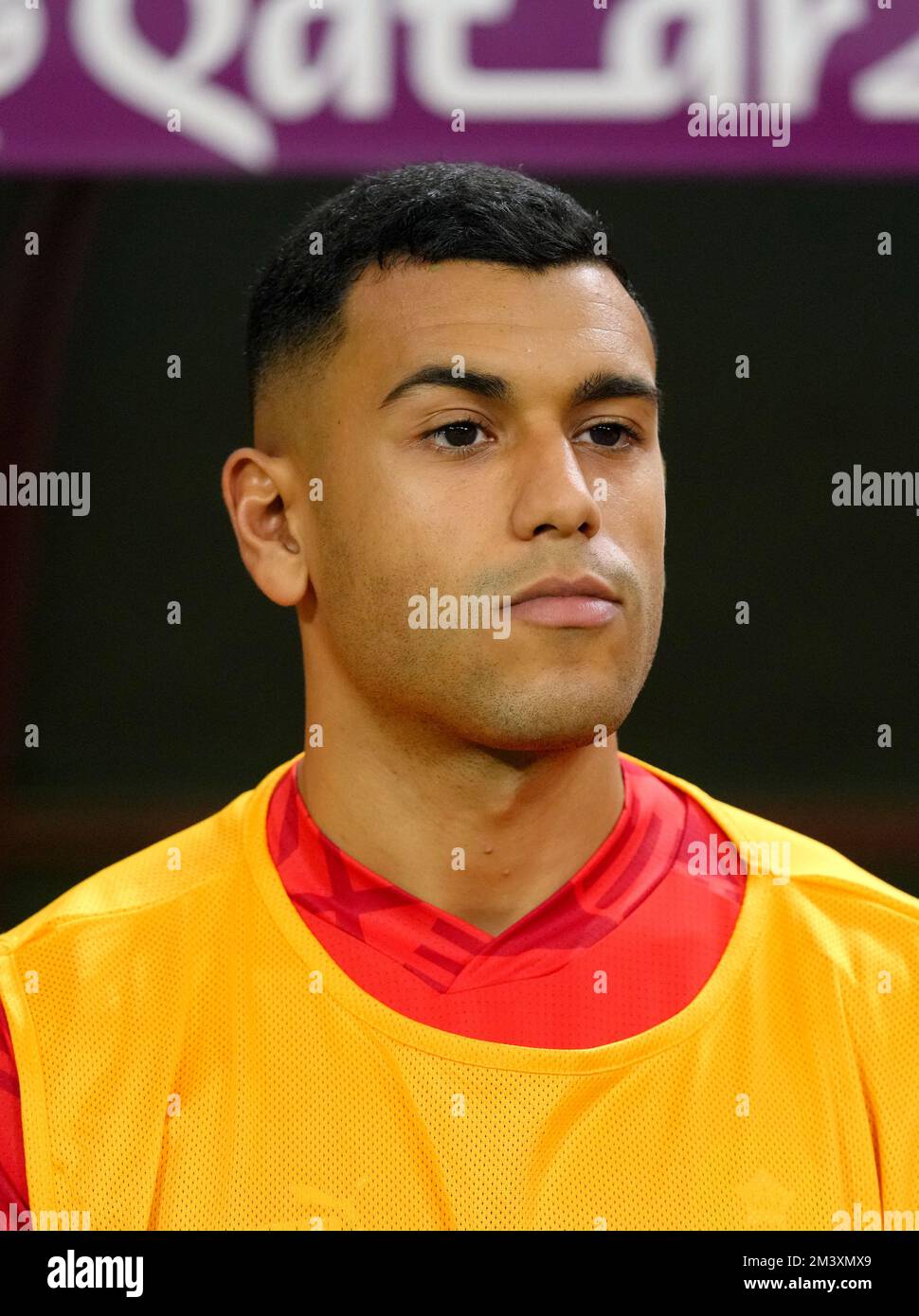 Morocco's Walid Cheddira ahead of the FIFA World Cup third place play ...