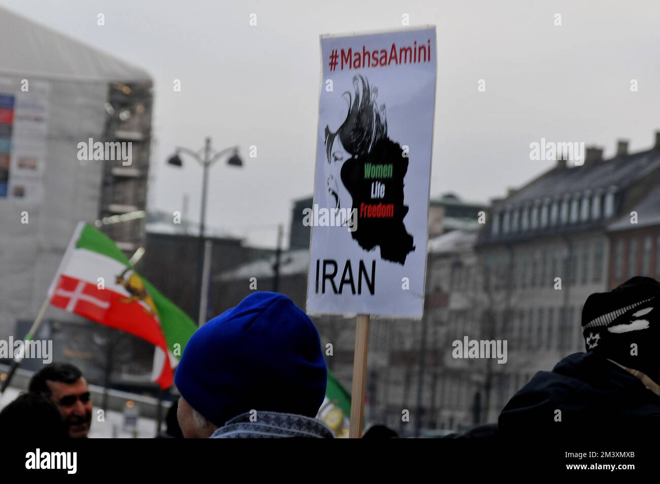 Copenhagen/Denmark/17 December 2022/ Iranian living in Denmark stage ...