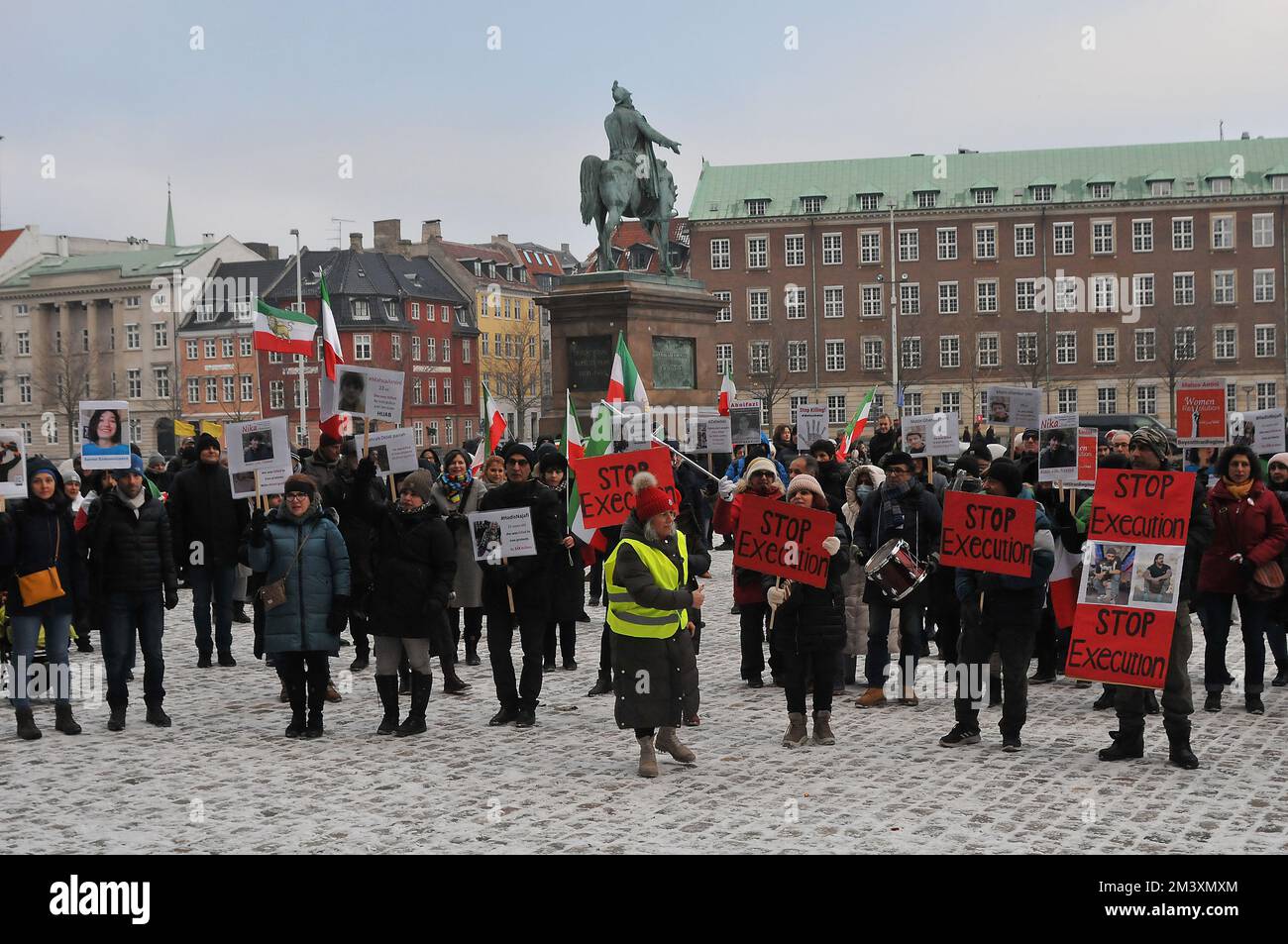 Copenhagen/Denmark/17 December 2022/ Iranian living in Denmark stage ...