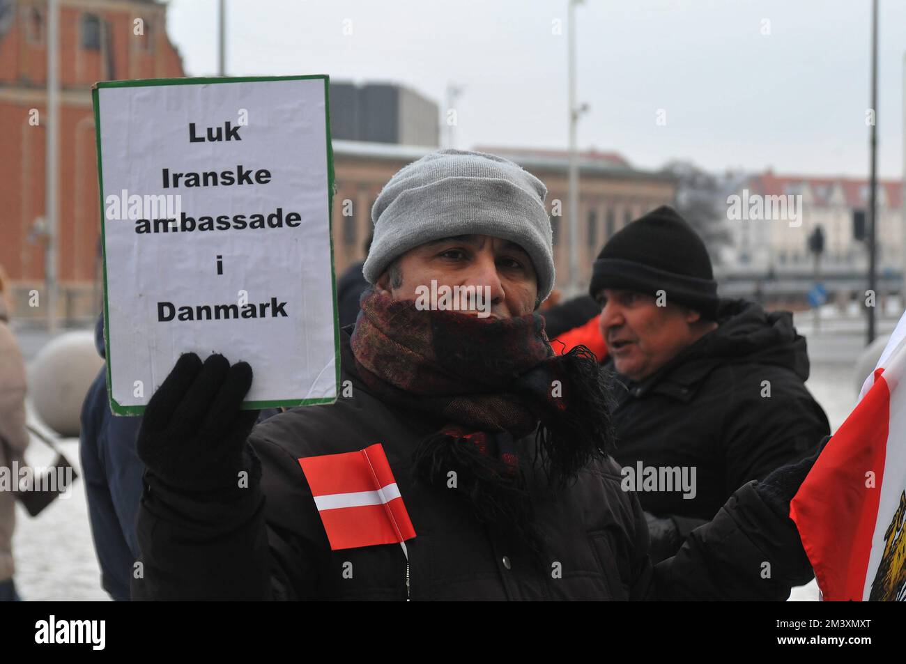 Copenhagen/Denmark/17 December 2022/ Iranian living in Denmark stage ...