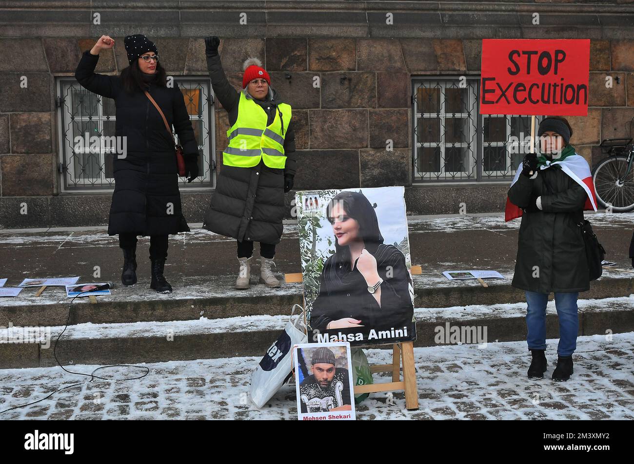 Copenhagen/Denmark/17 December 2022/ Iranian living in Denmark stage ...
