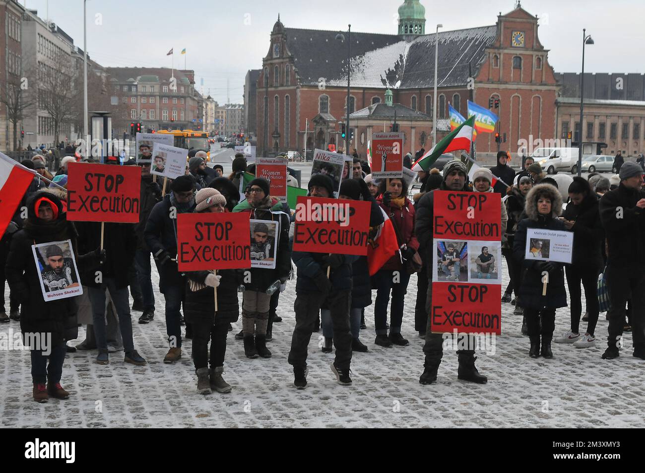 Copenhagen/Denmark/17 December 2022/ Iranian living in Denmark stage ...