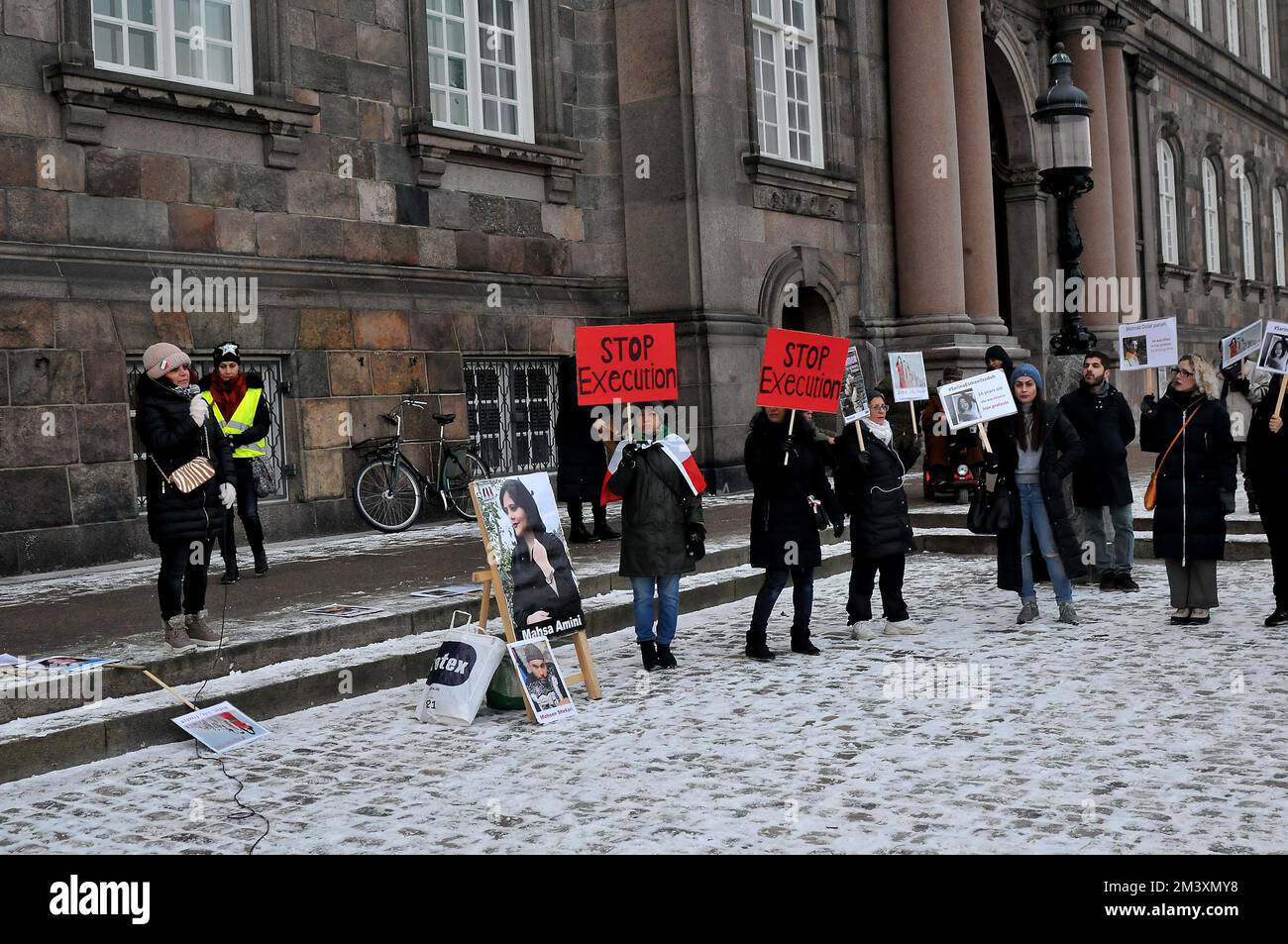 Copenhagen/Denmark/17 December 2022/ Iranian living in Denmark stage ...
