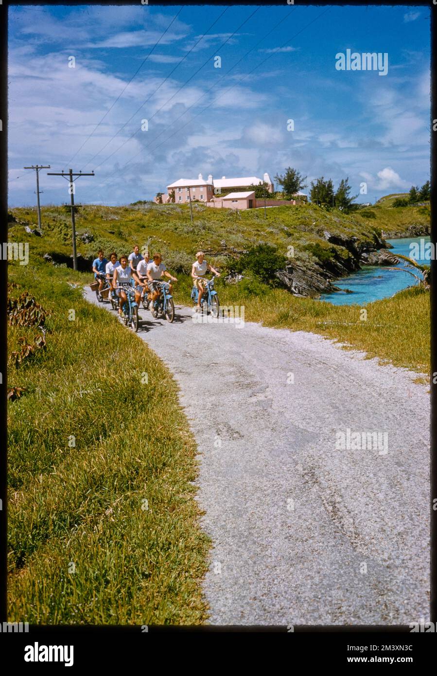 Bike Ride, Beach, and Sidewalk Scenes in Bermuda, Toni Frissell ...