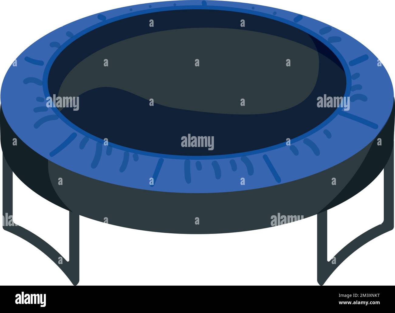 Jump trampoline icon cartoon vector. Fitness playground Stock Vector ...