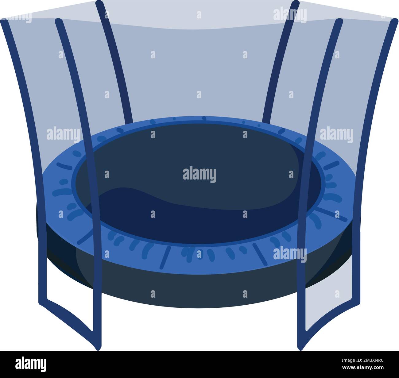 Elastic trampoline icon cartoon vector. Fitness jump Stock Vector Image ...