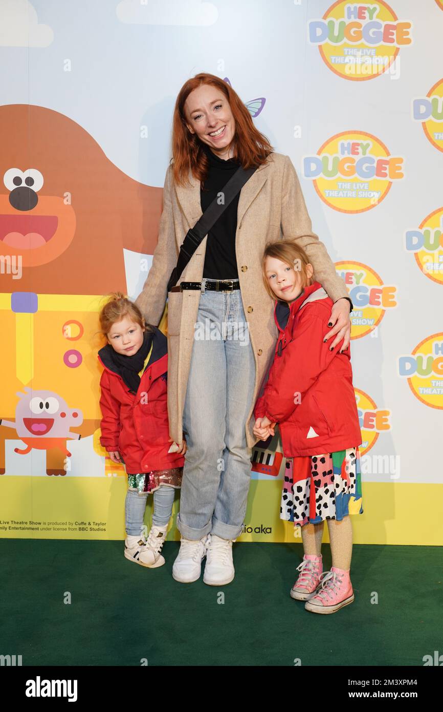 EDITORIAL USE ONLY Dr Hannah Fry alongside her children attends a gala ...