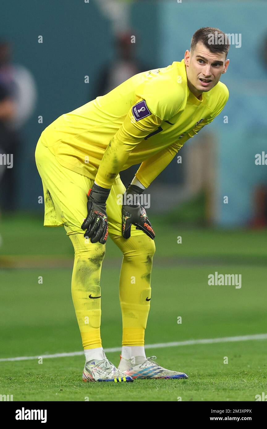 Doha, Qatar. 17th Dec, 2022. Dominik Livakovic of Croatia during the ...