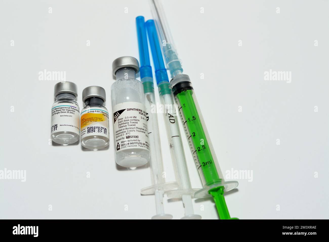 Cairo, Egypt, December 12 2022: Diphtheria and Tetanus Vaccine IM ...