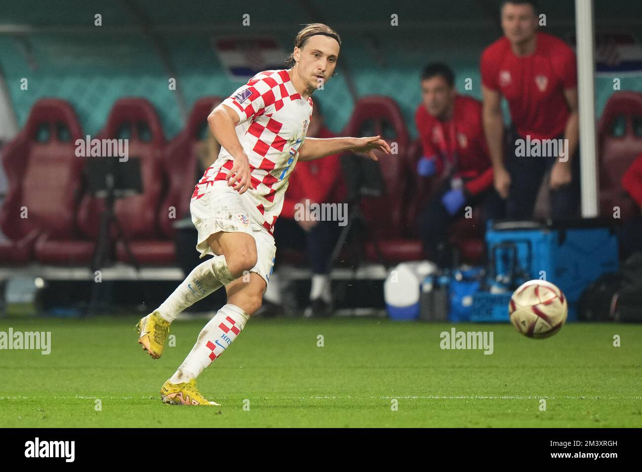 Lovro Majer of Croatia during the FIFA World Cup Qatar 2022 match, Play-off fort third place ...