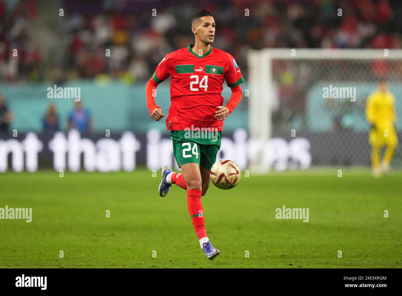 Badr Benoun of Morocco during the FIFA World Cup Qatar 2022 match, Play ...
