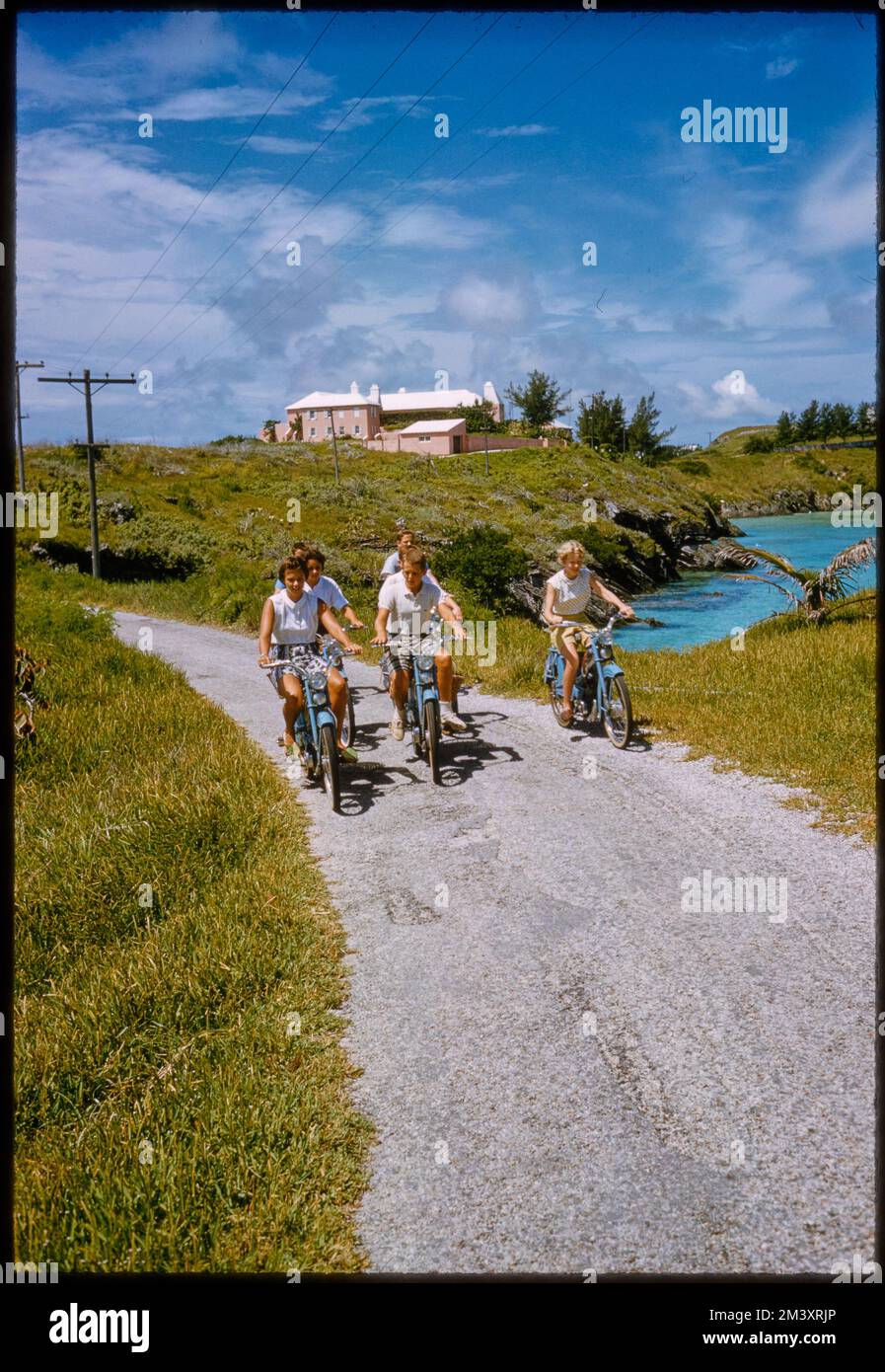 Bike Ride, Beach, and Sidewalk Scenes in Bermuda, Toni Frissell ...