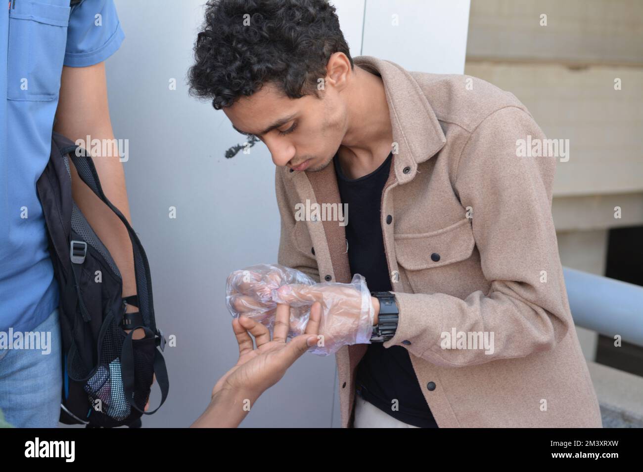 Cairo, Egypt, December 15 2022: Checking blood Hemoglobin HB Hgb by ...