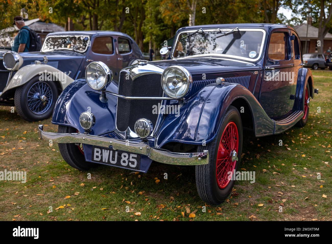 1936 Riley 12/4 Kestrel Six-light Saloon ‘BWU 85’ on display at the ...