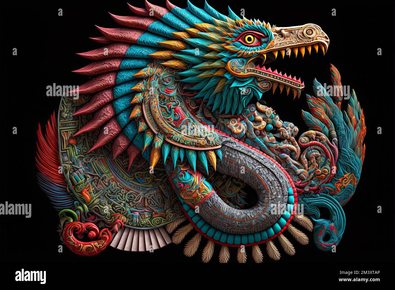 Feathered serpent of quetzalcoatl hi-res stock photography and images ... Feathered serpent of quetzalcoatl hi-res stock photography and images ...