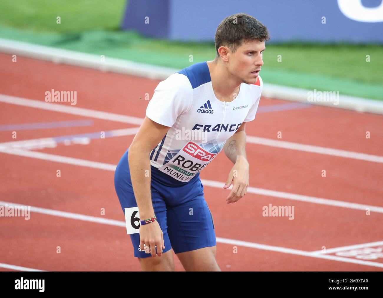 ROBERT Benjamin of France MEN'S 800M FINAL during the European ...