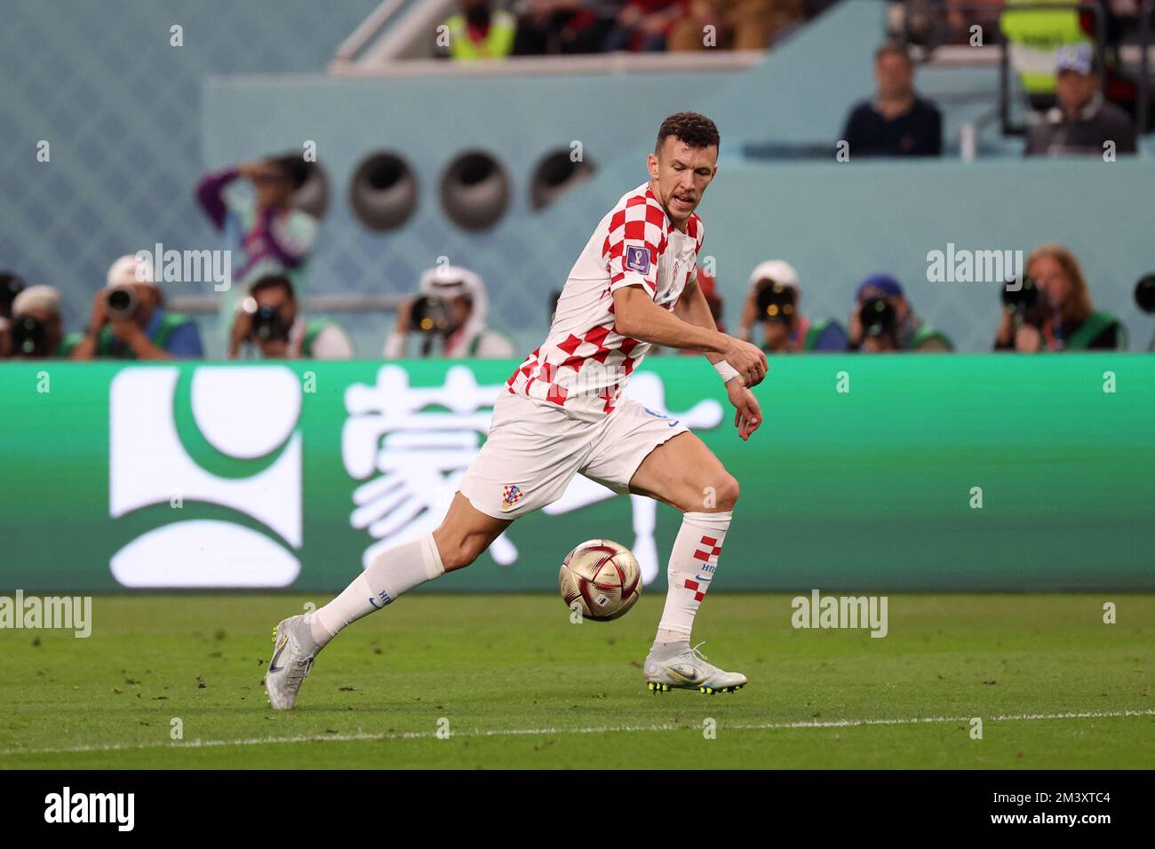 DOHA, QATAR - DECEMBER 17: Ivan Perisic of Croatia during the FIFA ...