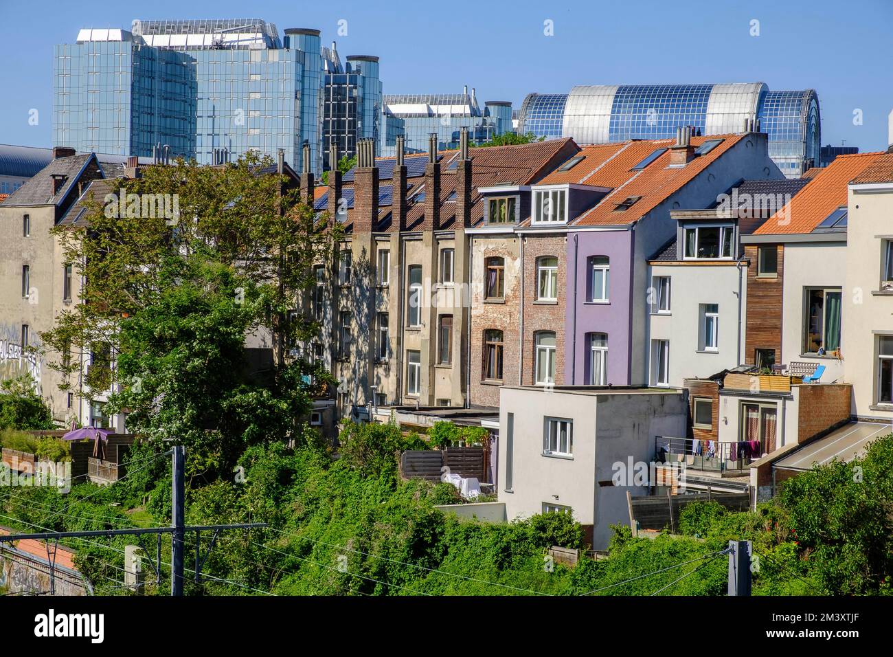 Vue sur le parlement europeen a Etterbeek | View on the European ...