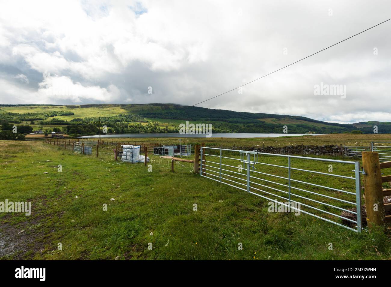 Farmland in the Scottish Highlands Stock Photo - Alamy